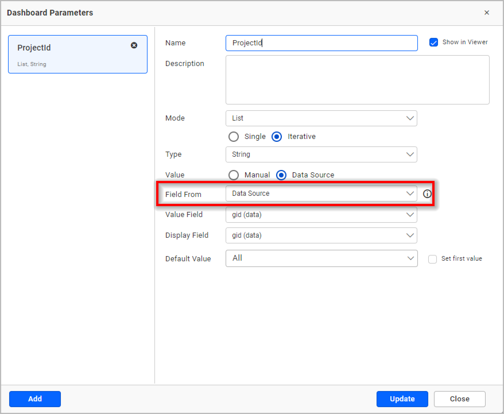 Filtering A Dashboard With Dashboard Parameters Bold Bi 