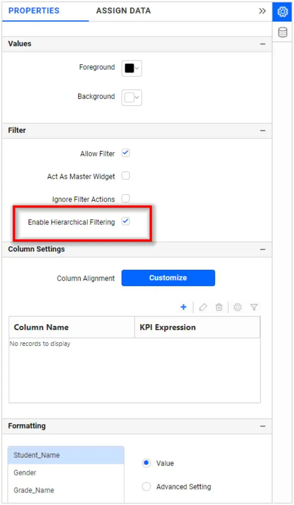 Data Filtering Options for a Seamless Experience | Bold BI