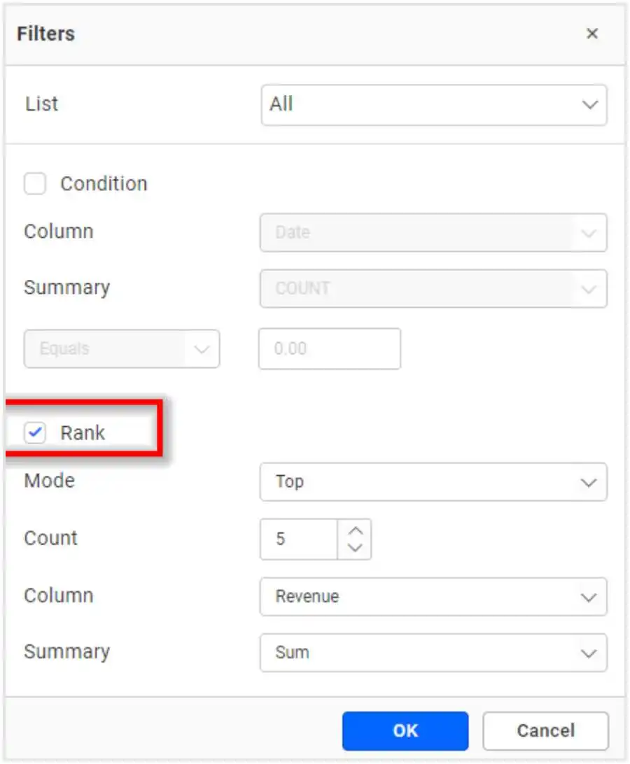 Data Filtering Options for a Seamless Experience | Bold BI