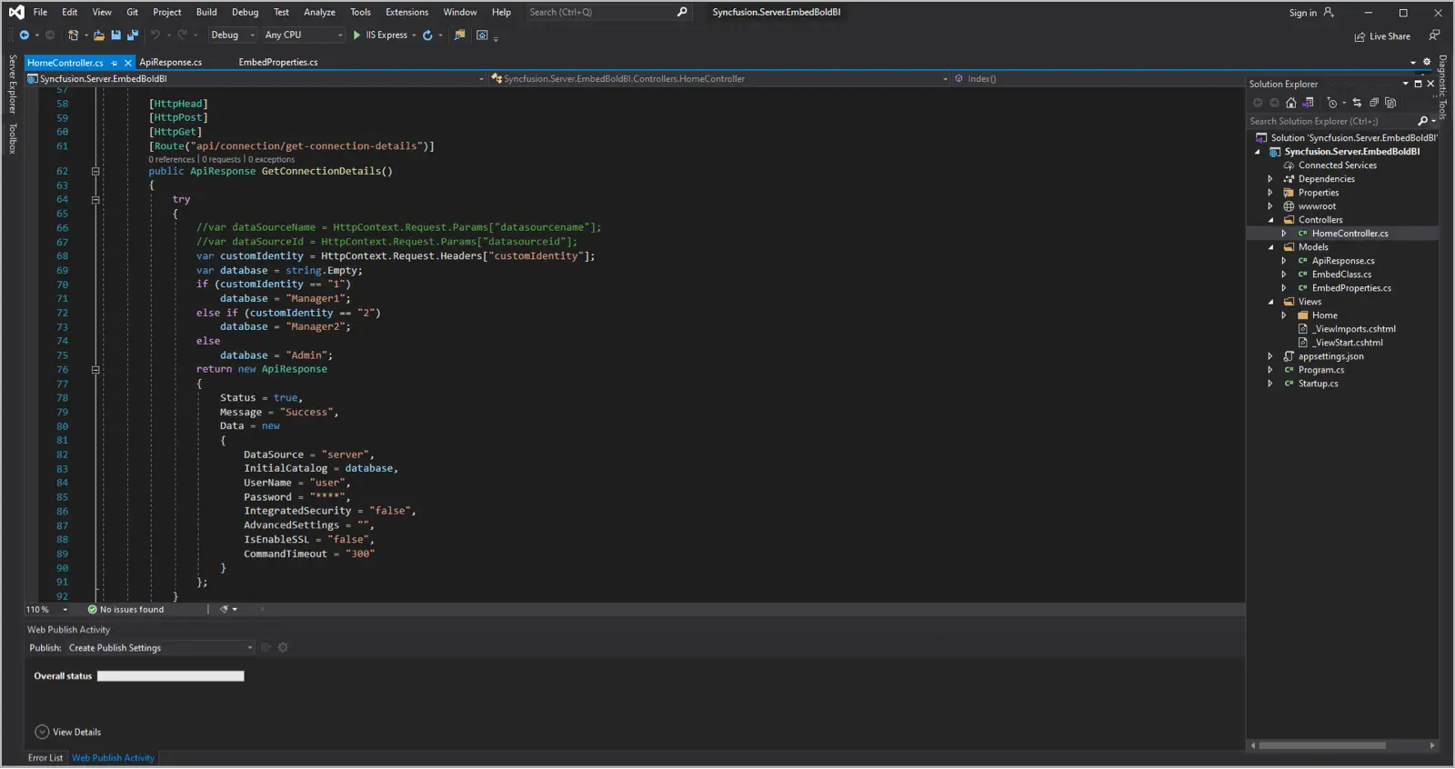 Dynamic Connection String In Embedded Dashboard Bold Bi 2725