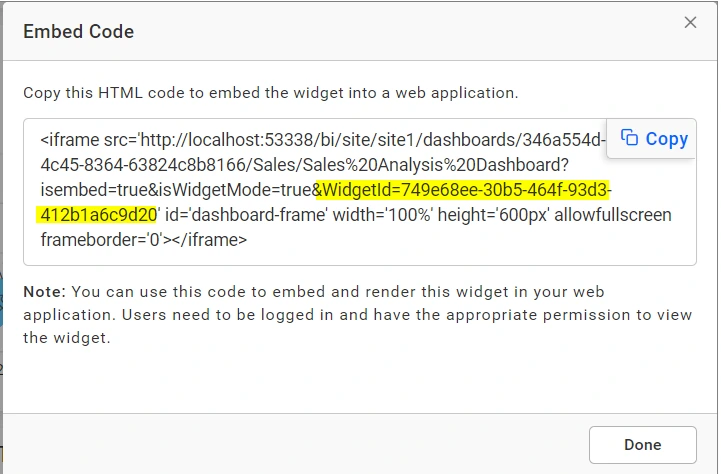 Empowering Applications: Harnessing Embedded Widgets | Bold BI