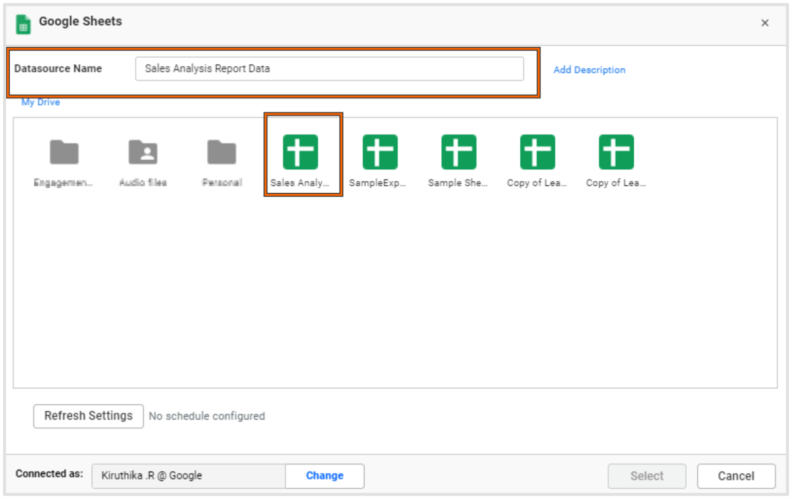 Create and Embed a Dashboard with Google Sheets data | Bold BI