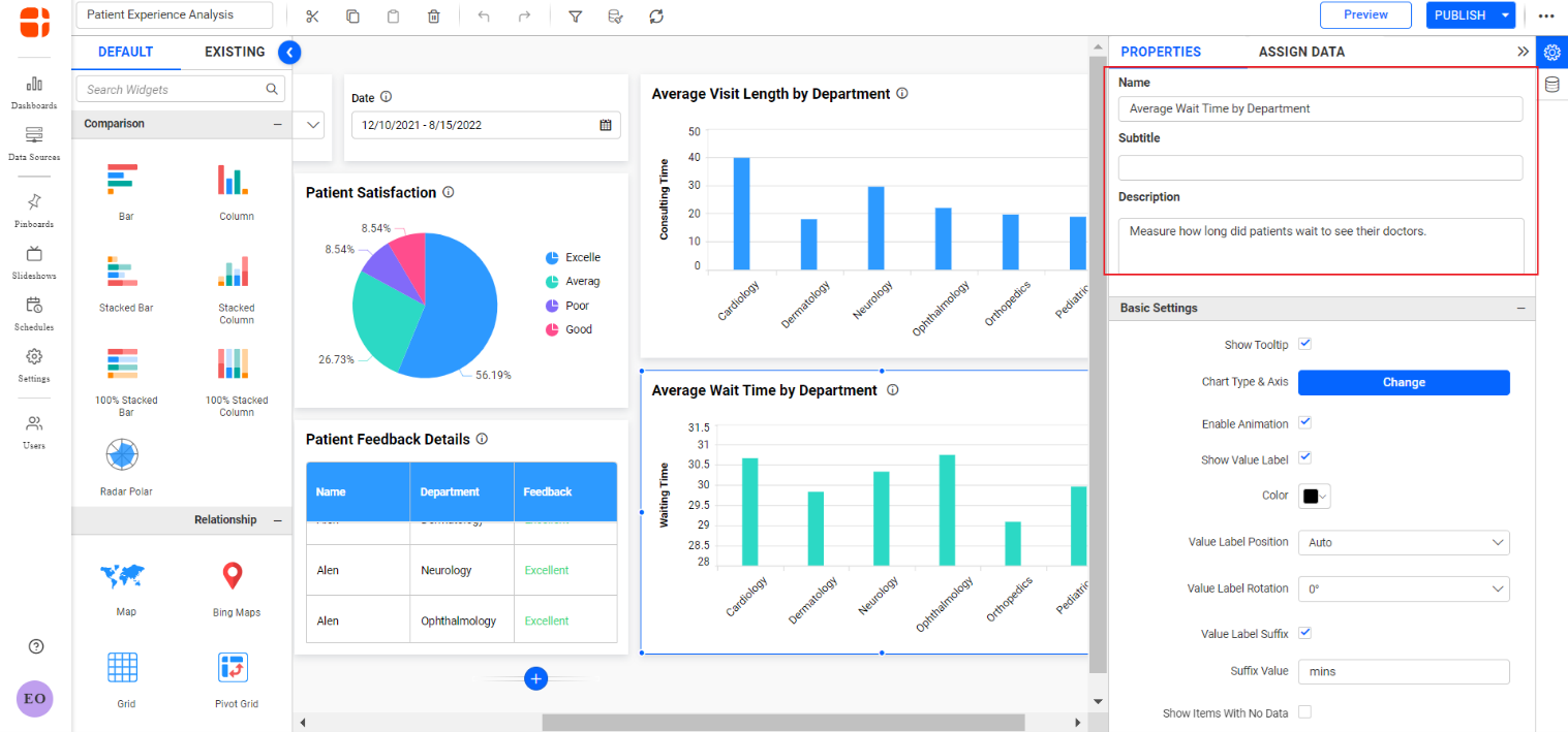 How To Change Widget Title Dynamically Based On Label Parameters Bold BI Support