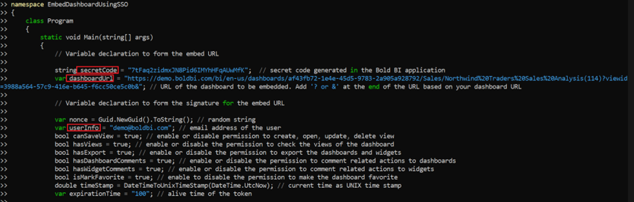 How to embed dashboard using SSO without login prompt | Bold BI KBs